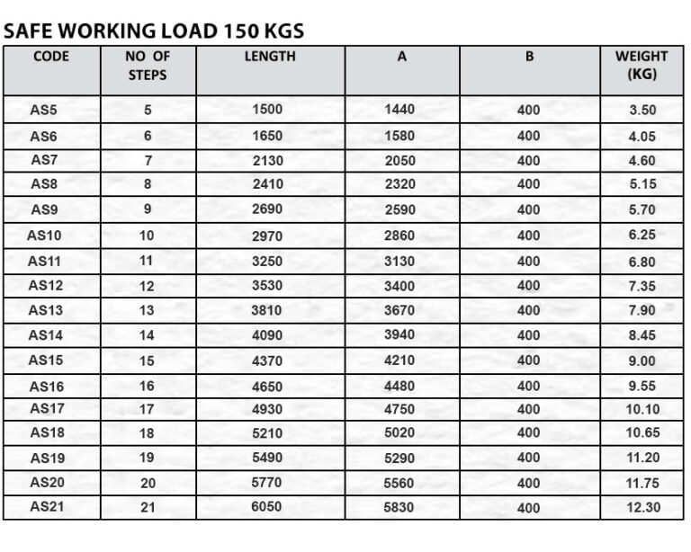 STRIGHT LADDER - ACE SCAFFOLDINGS